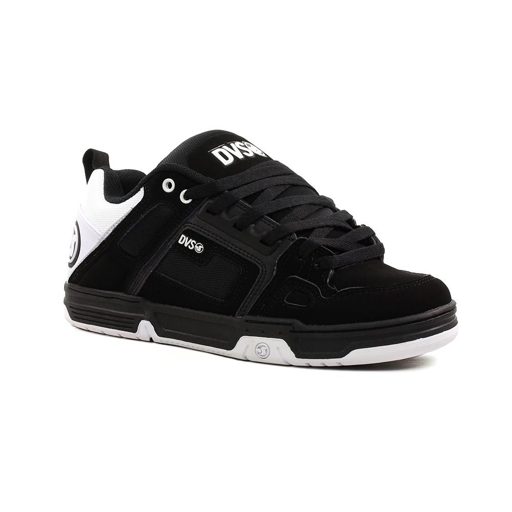DVS Comanche Skate Shoes - Black/White/Black - Supereight