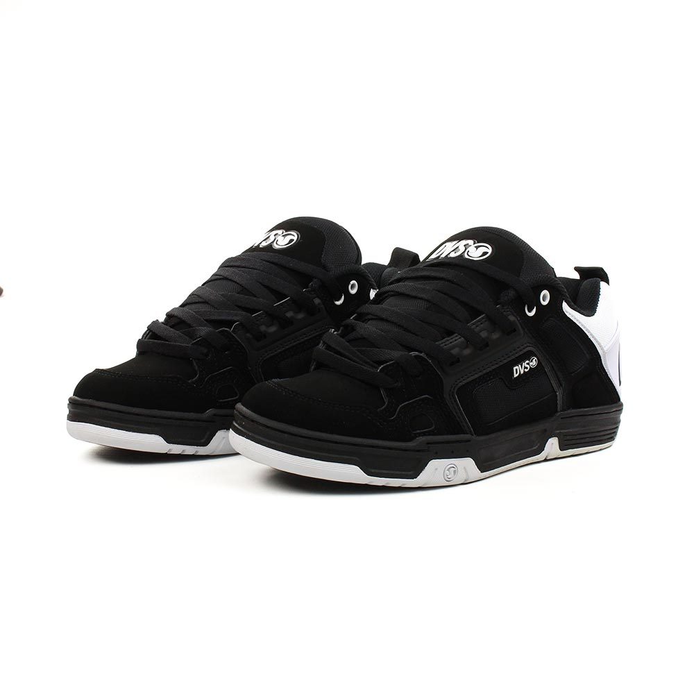 DVS Comanche Skate Shoes - Black/White/Black - Supereight
