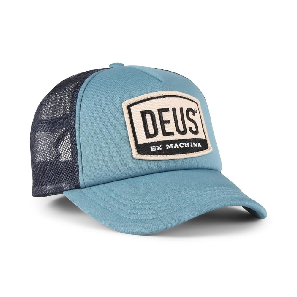 Deus Ex Machina Moretown Mesh Back Trucker Cap - Dark Blue