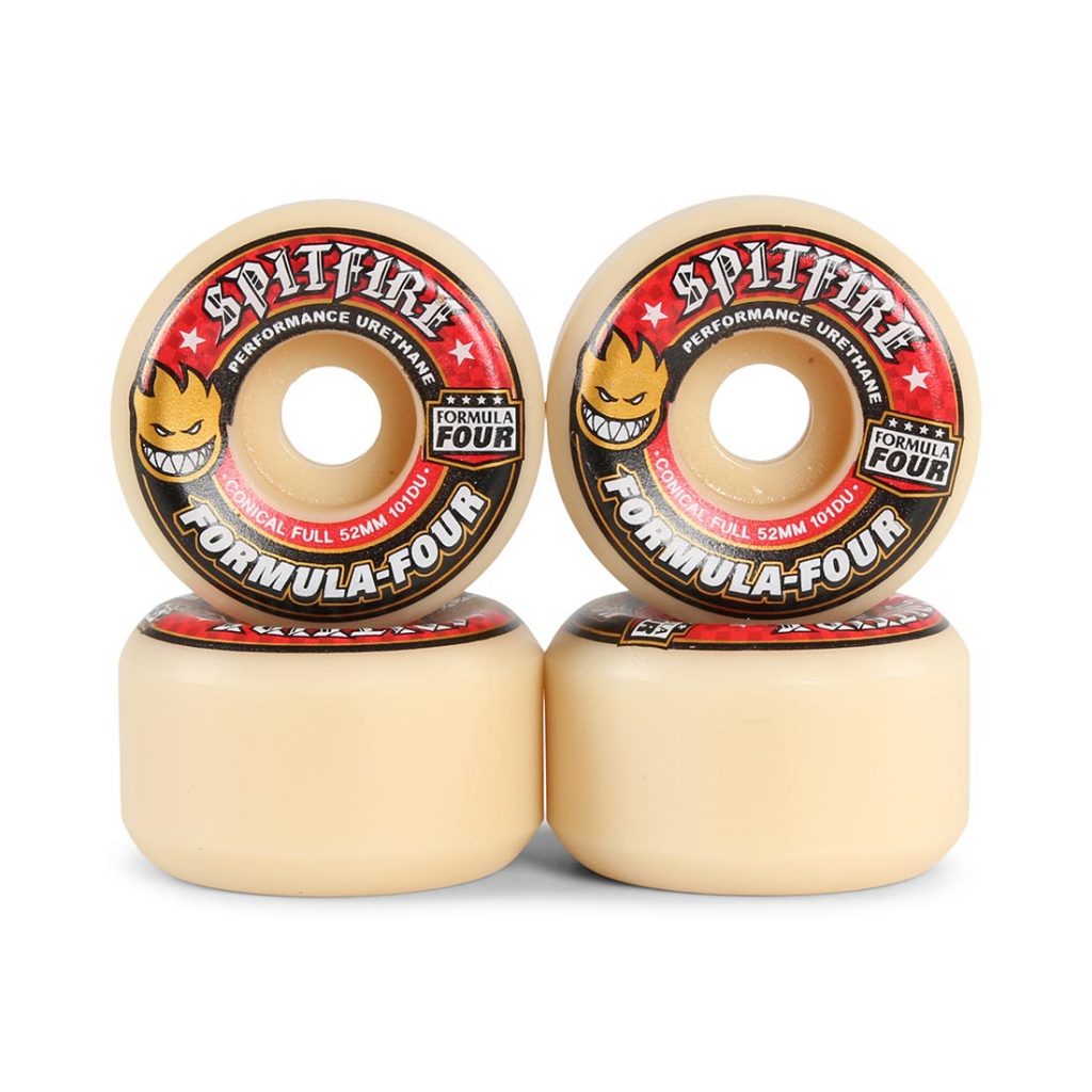 Spitfire Formula Four Conical Full 52mm Wheels - Off White