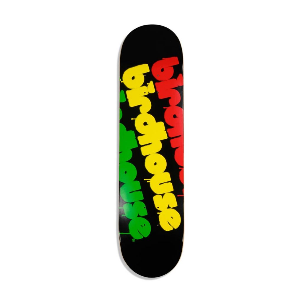 Birdhouse Triple Stack Logo 8″ Skateboard Deck - Rasta - Supereight