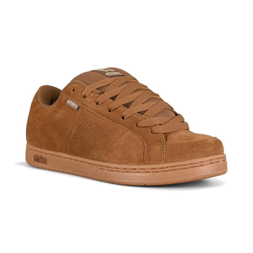 Etnies Kingpin Skate Shoes - Brown/Gum/Gold - Supereight