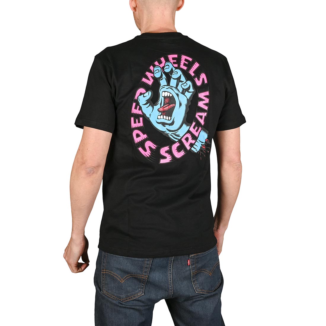 Santa Cruz Screaming Hand Scream S/S T-Shirt - Black - Supereight