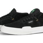 Emerica Pillar Mid-Top Skate Shoes - Black/White/Gold