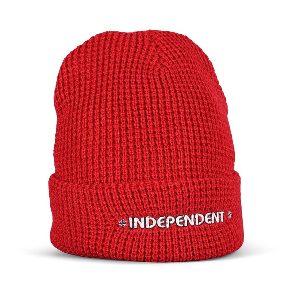Independent Bar Beanie Hat - Cardinal Red - Supereight