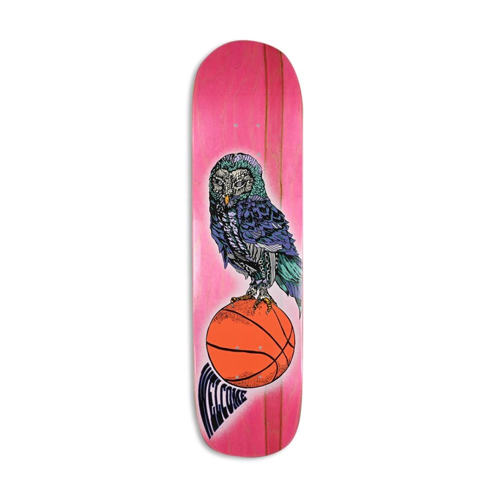 Welcome Hooter Shooter on Bunyip 8″ Skateboard Deck