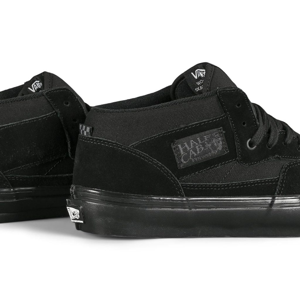 Vans Half Cab Pro Skate Shoes - Black/Black - Supereight