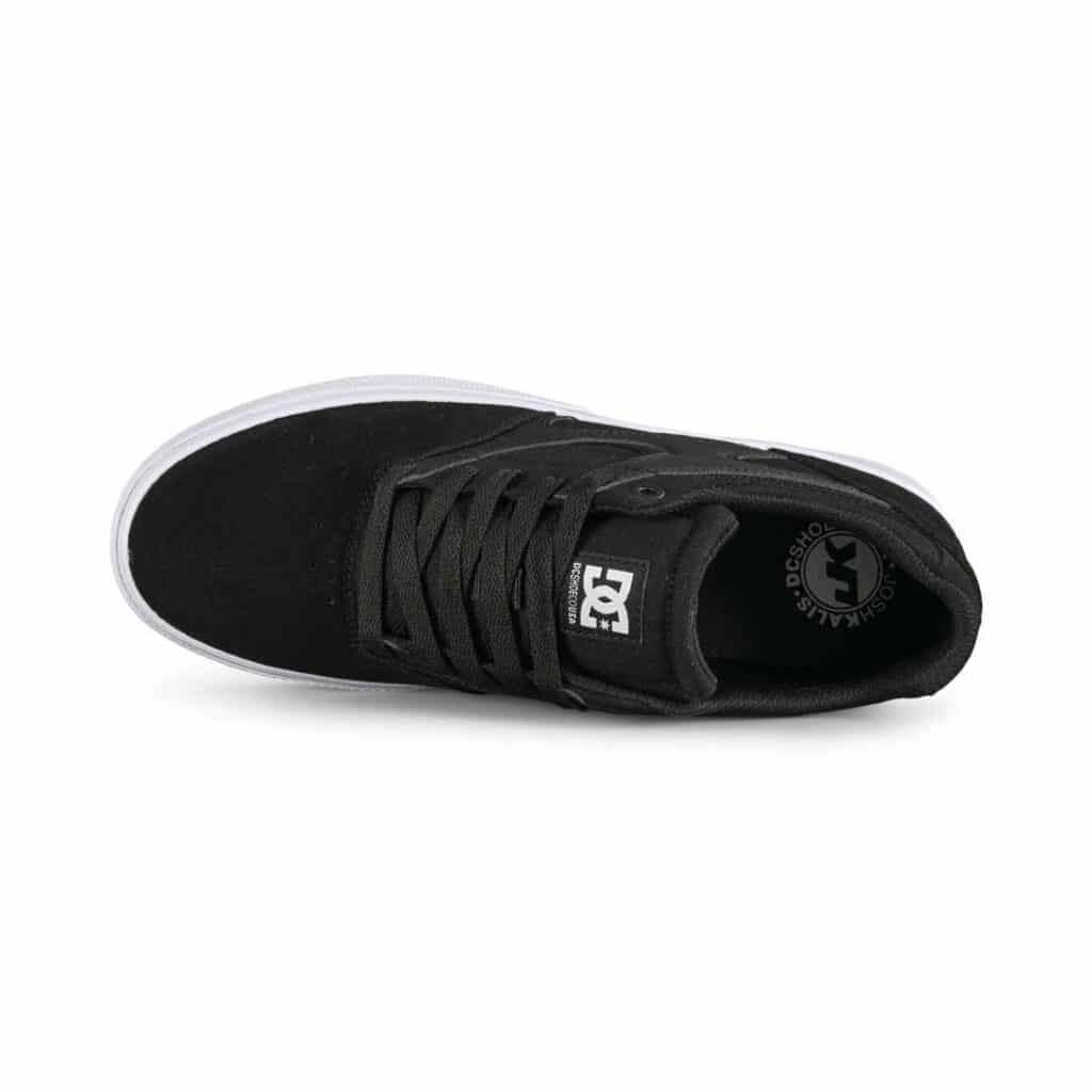 DC Kalis Vulc Skate Shoes - Black/White - Supereight