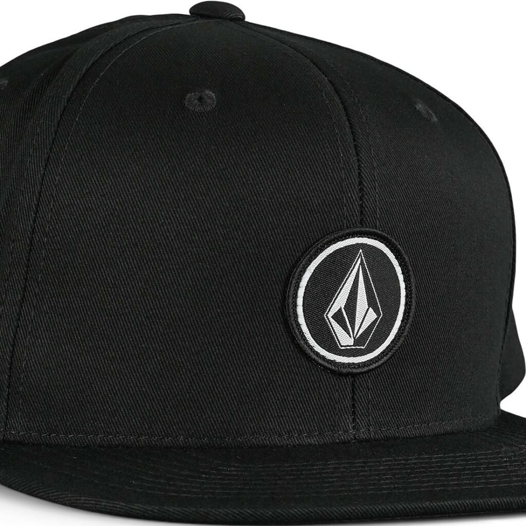 Volcom Quarter Twill Snapback Cap - Black - Supereight