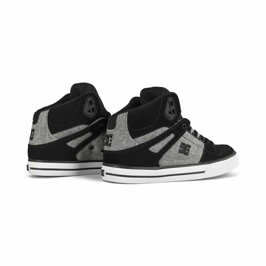 DC Pure High Top WC Skate Shoes - Black/Battleship/Armour