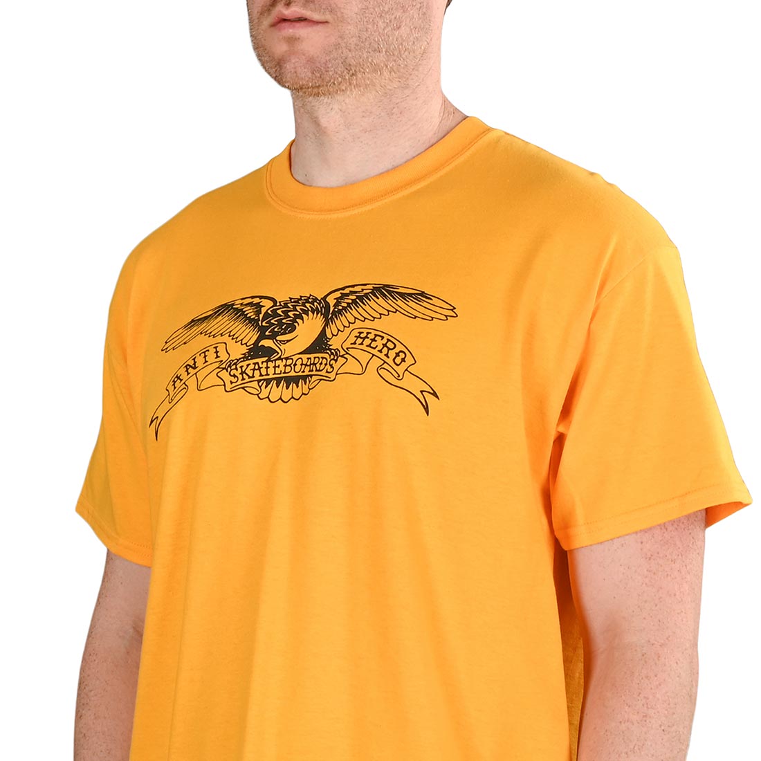 Anti Hero Basic Eagle S/S T-Shirt - Gold/Black - Supereight