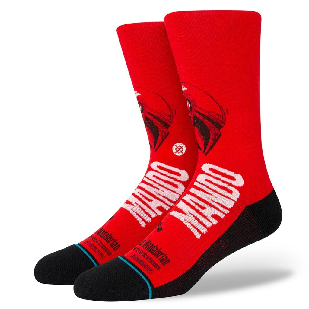 Stance Mando West Crew Socks - Red - Supereight