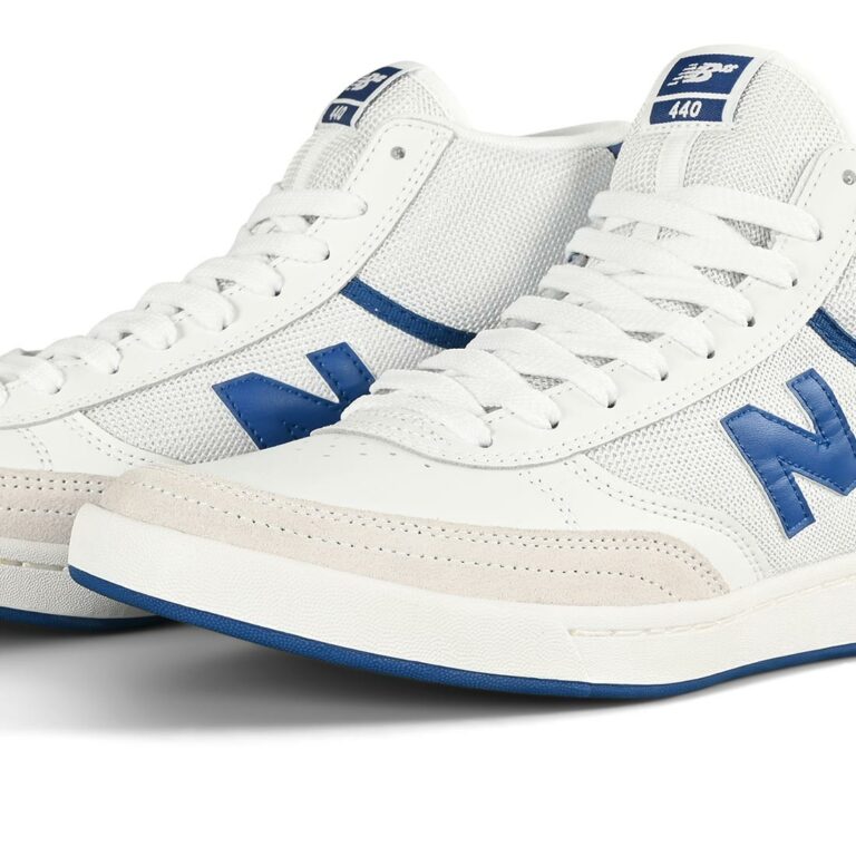 New Balance Numeric 440 High-Top Skate Shoes - White/Royal