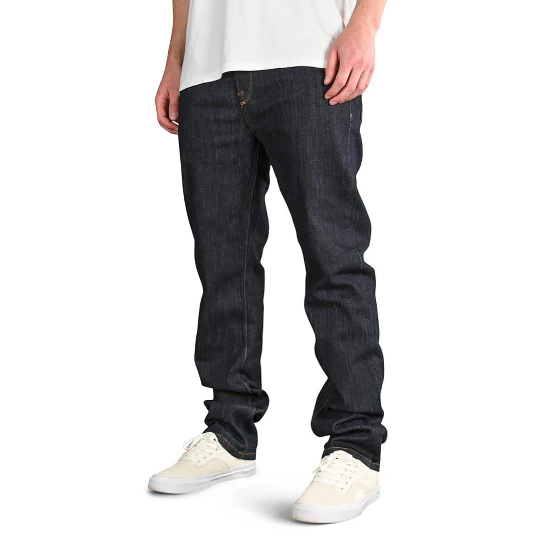 Volcom Solver Straight Fit Jeans - Rinse Blue - Supereight