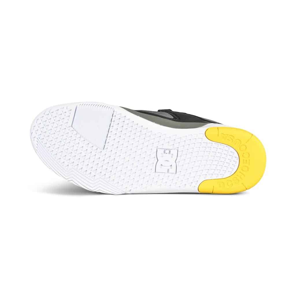 DC Metric Skate Shoes - Black/Grey/Yellow - Supereight