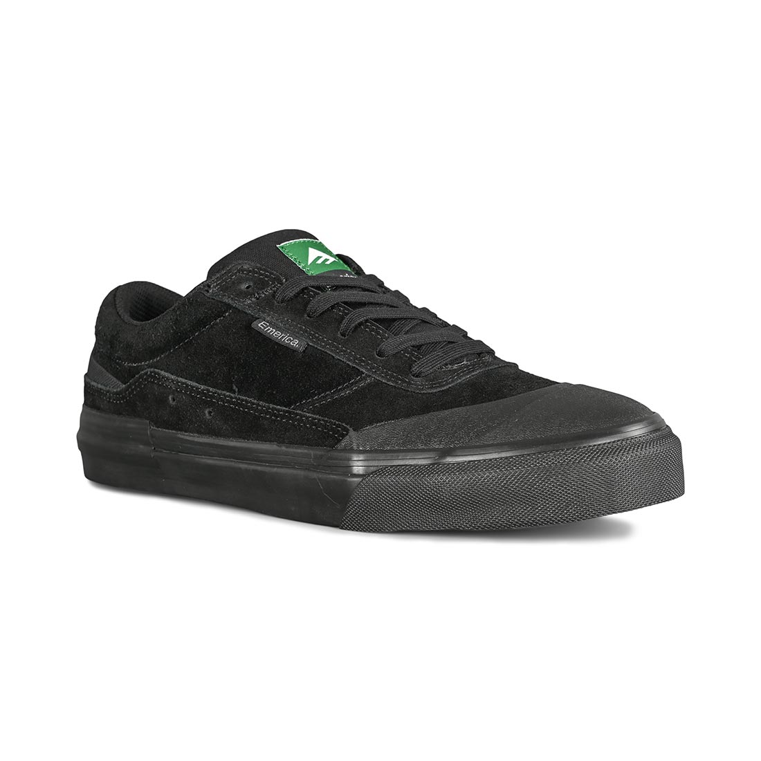 Emerica Vulcano Skate Shoes - Black/Black - Supereight