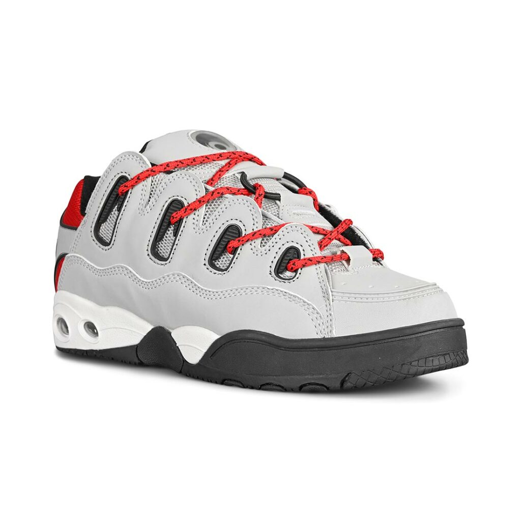 Osiris D3 OG Skate Shoes - Grey/Black/Red - Supereight.net