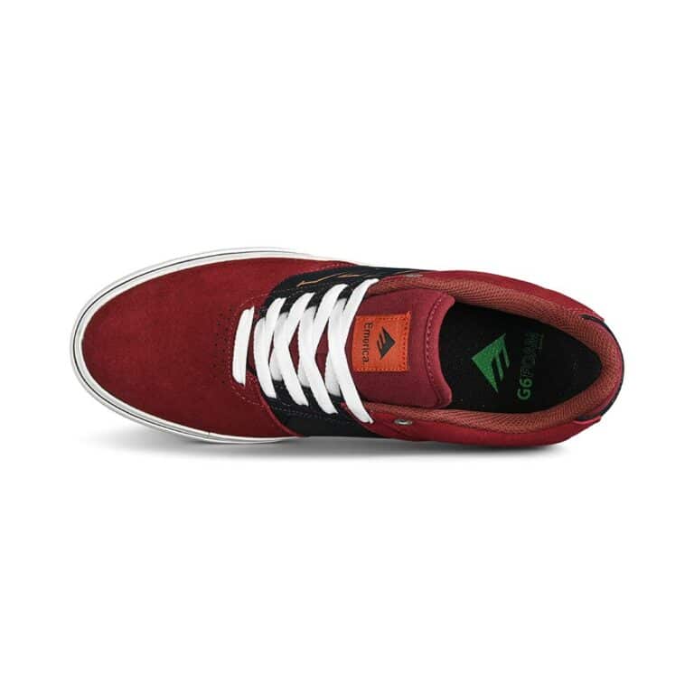 Emerica The Low Vulc Skate Shoes - Navy/Red - Supereight