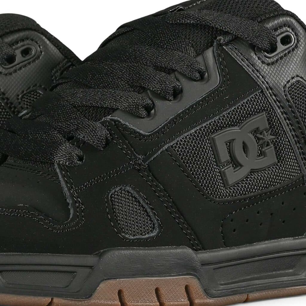 DC Stag Skate Shoes - Black/Gum - Supereight