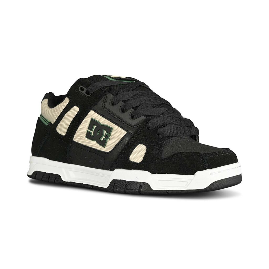 DC Stag Skate Shoes - Tan/Green - Supereight