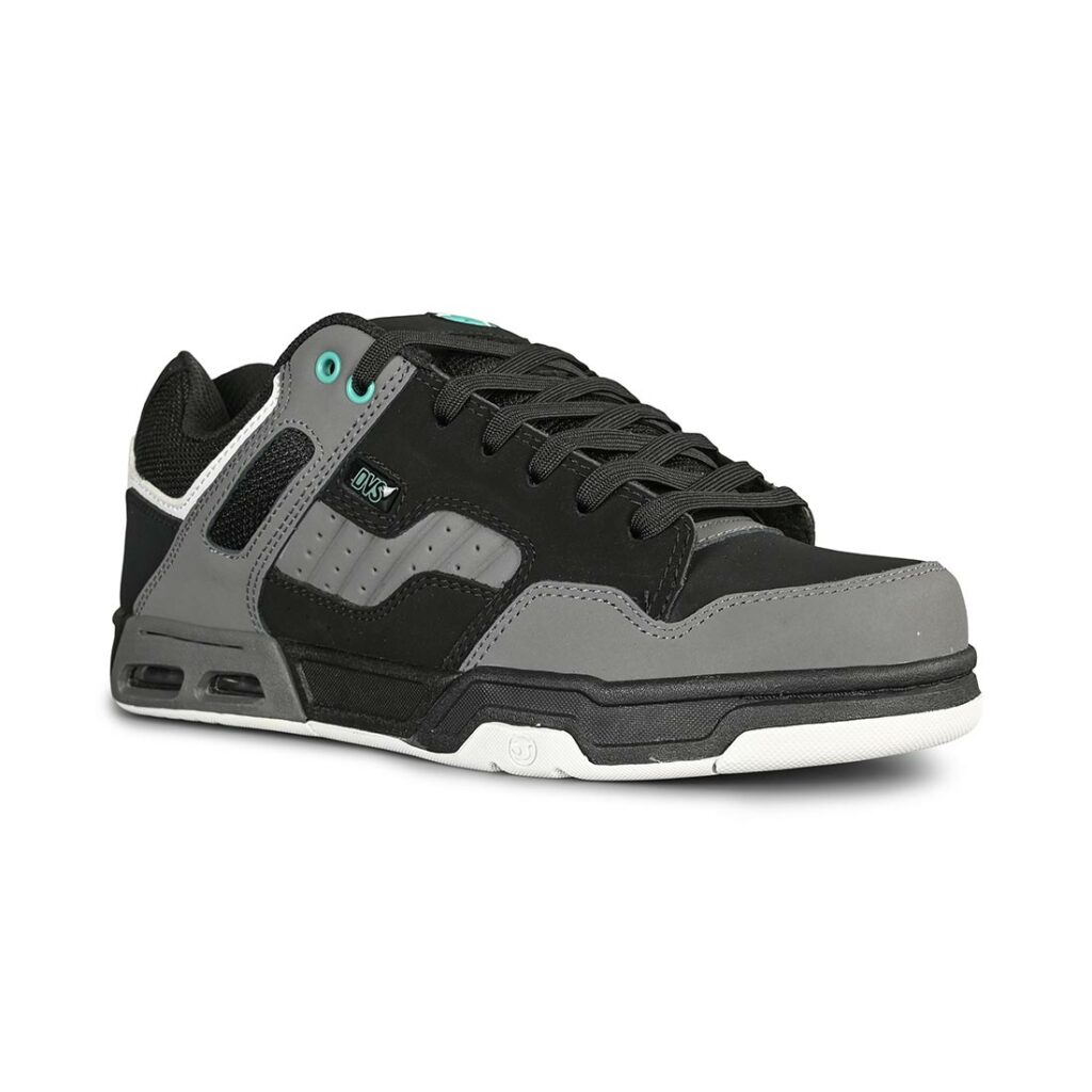 DVS Enduro Heir Skate Shoes - Black/Charcoal/Turquoise