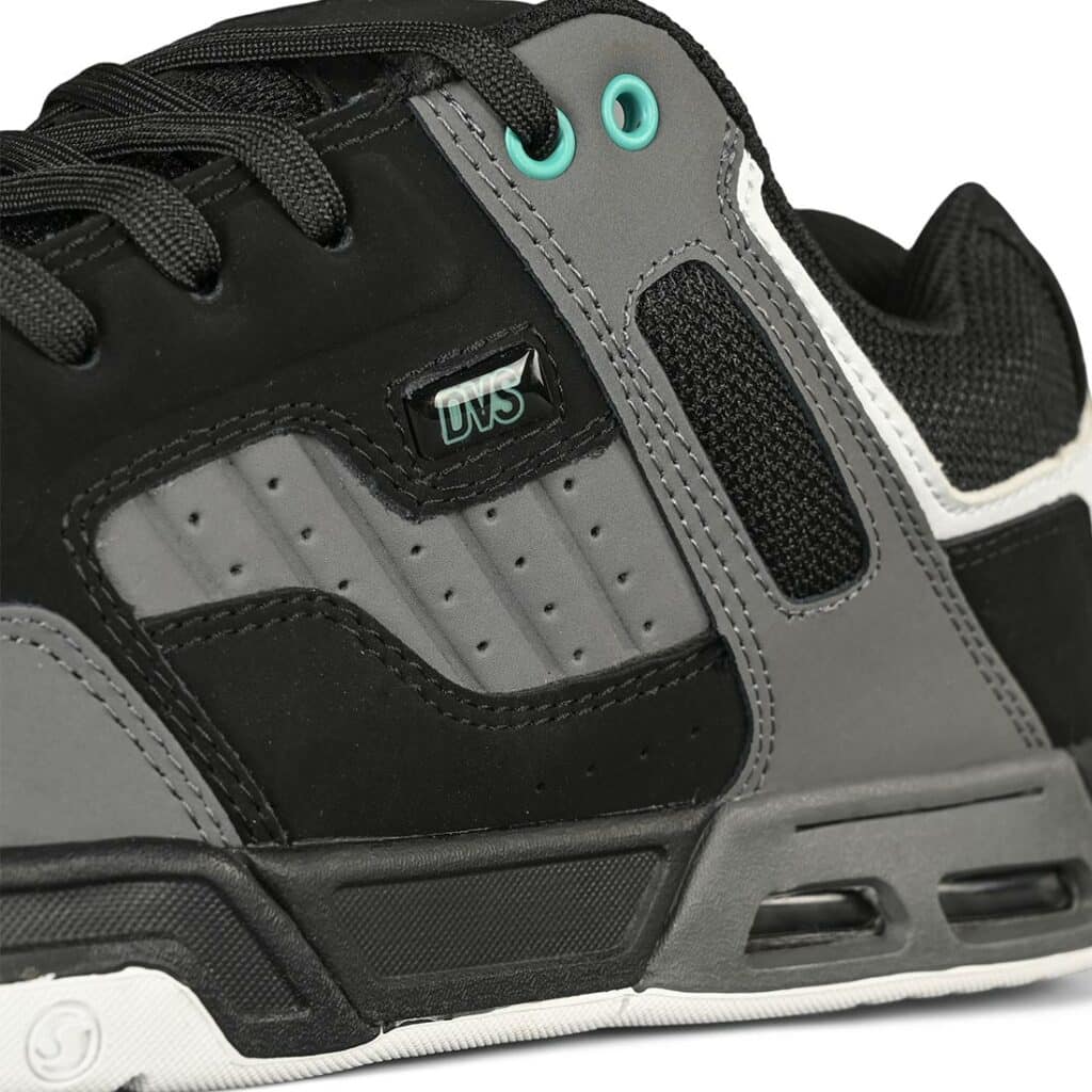DVS Enduro Heir Skate Shoes - Black/Charcoal/Turquoise