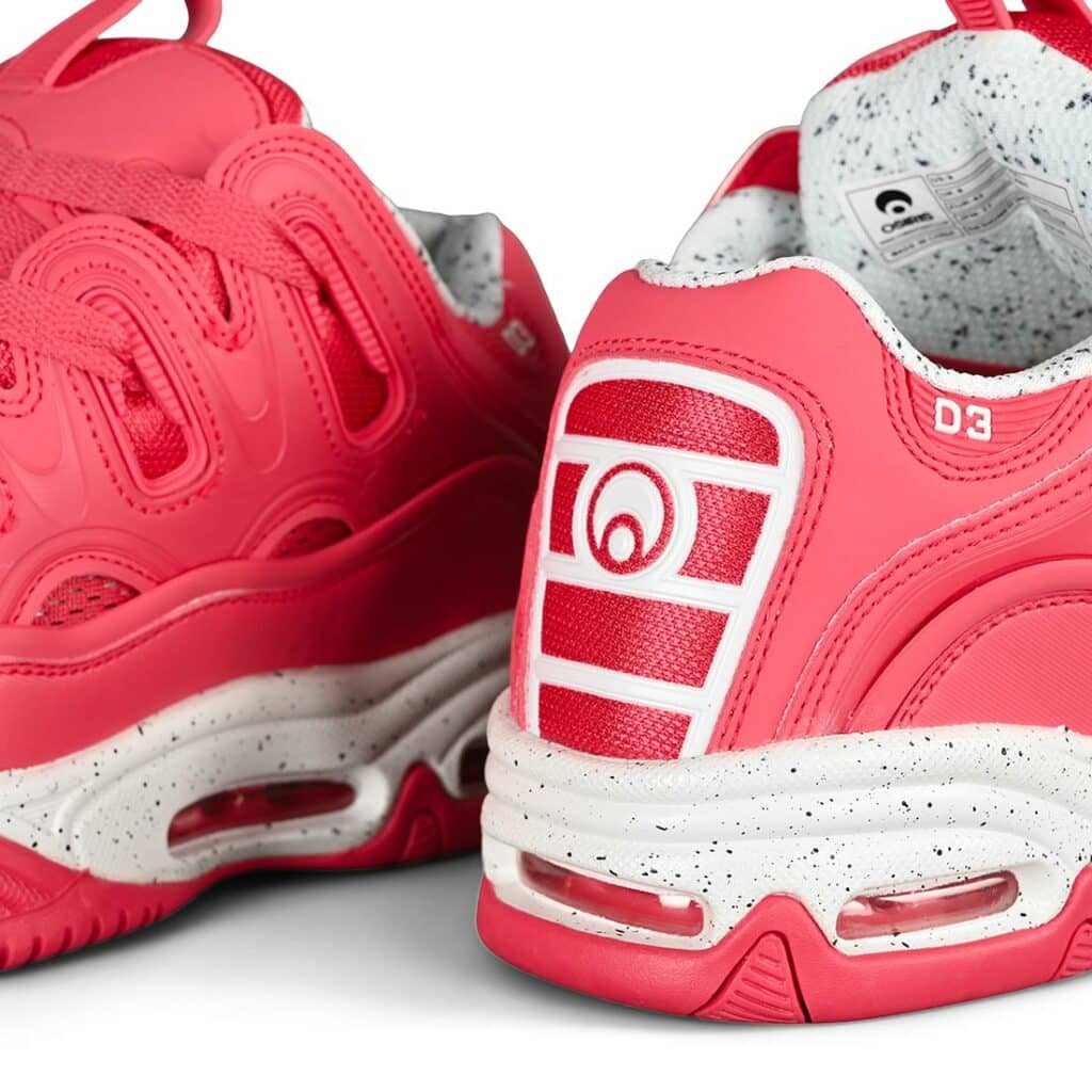 Osiris D3 2001 Skate Shoes - Pink/White/Pink - Supereight