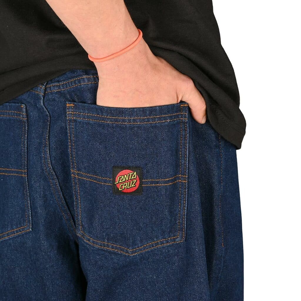 Santa Cruz Big Baggy Jeans - Dark Blue - Supereight