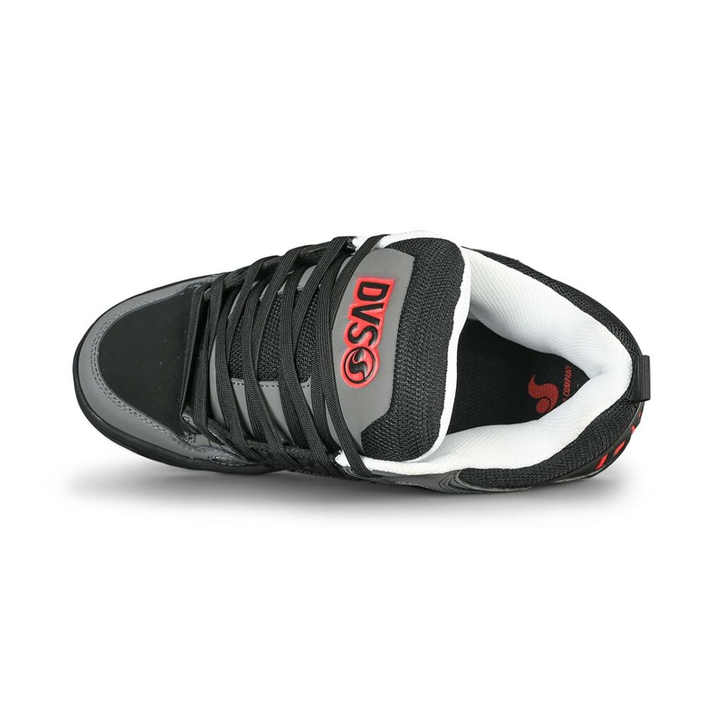DVS Comanche Skate Shoes - Black/Charcoal/Red
