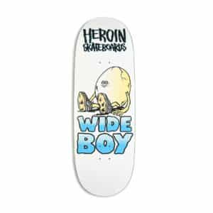 Heroin Skateboards Wide Boy Egg 10.75″ Deck - Supereight