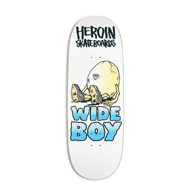 Heroin Skateboards Wide Boy Egg 10.75″ Deck - Supereight