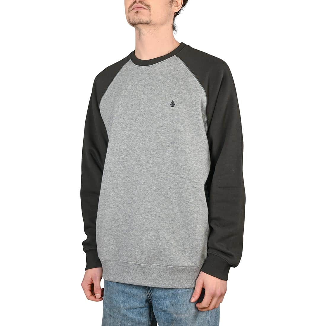 Volcom Homak Pullover Crew Sweater - Stealth