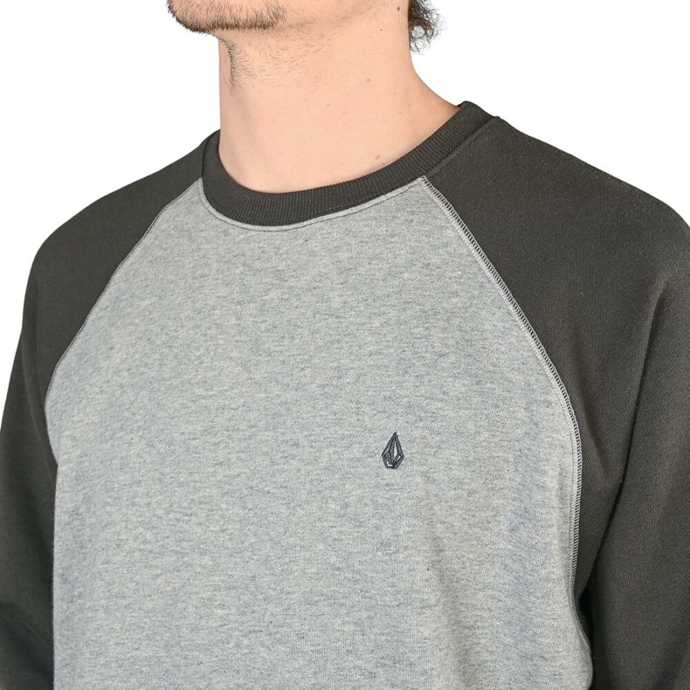 Volcom Homak Pullover Crew Sweater - Stealth