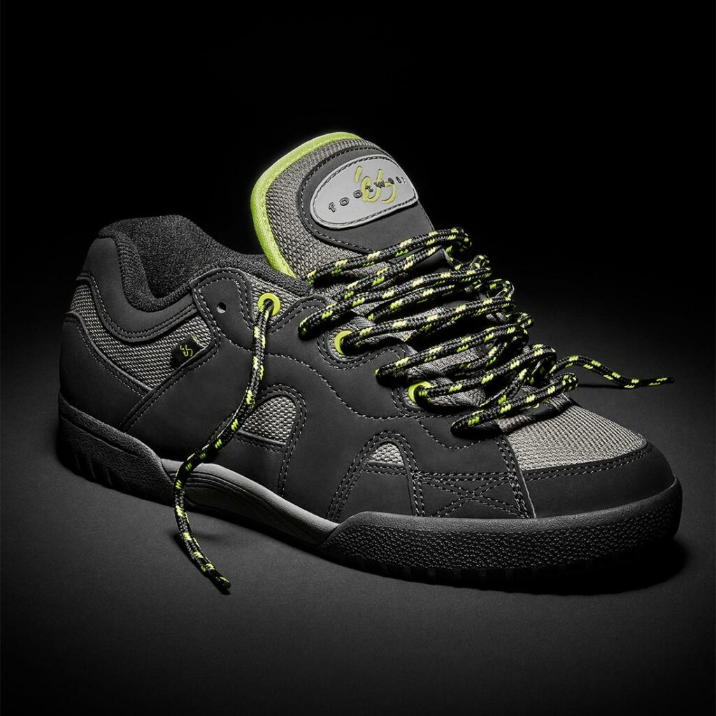 eS One Nine 7 Skate Shoes - Black/Lime - Supereight