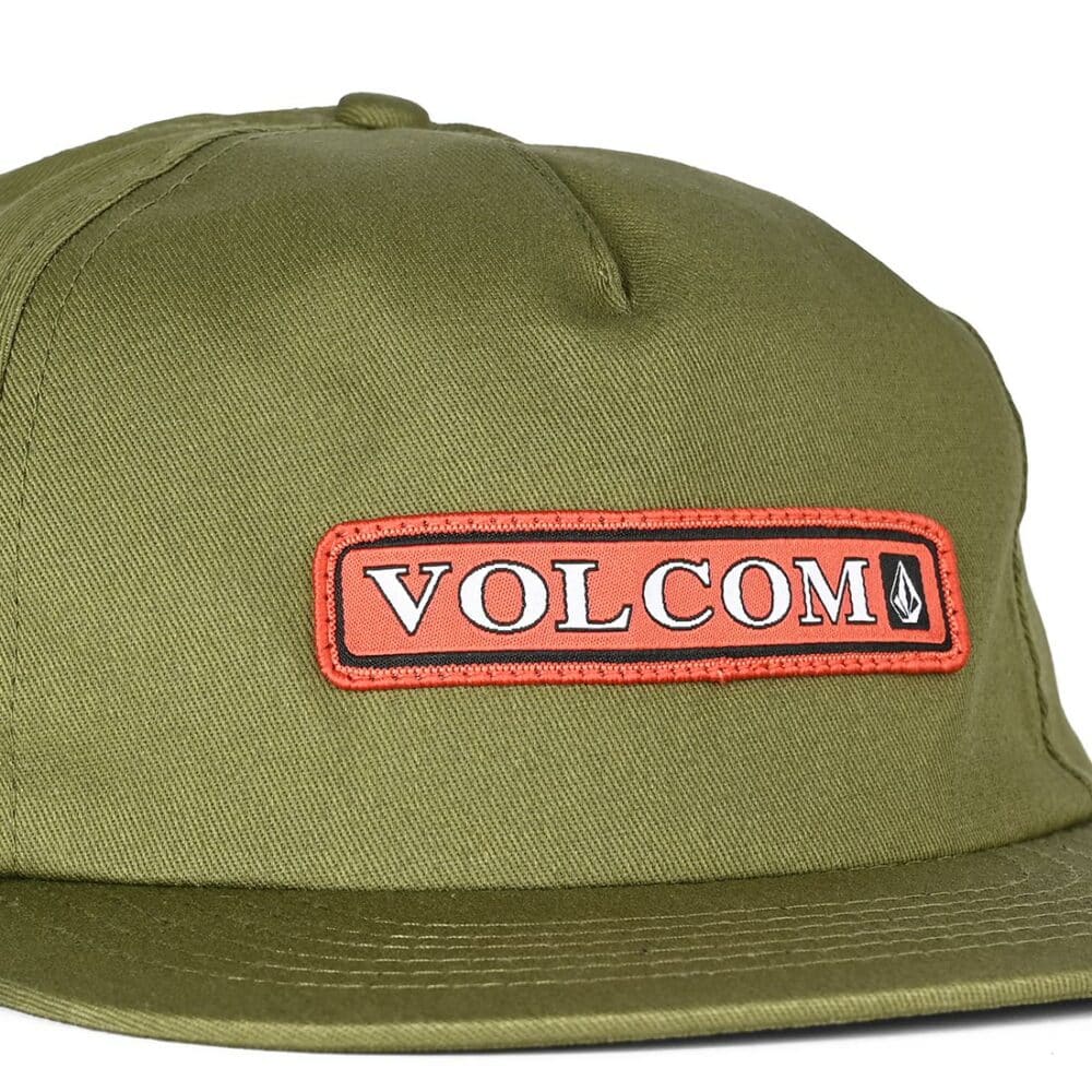 Volcom Strike Stone Snapback Cap - Old Mill - Supereight