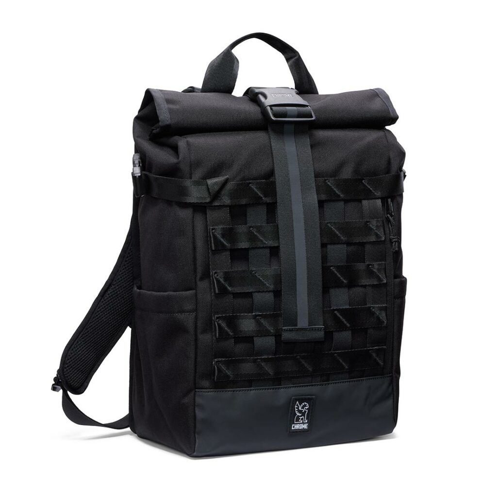 Chrome Barrage Cargo Rolltop 18-22L Backpack - Black - Supereight