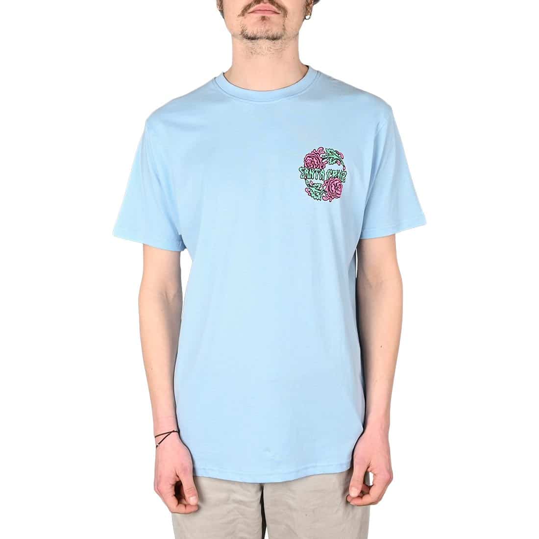 Santa Cruz Dressen Rose Crew Two S/S T-Shirt - Sky Blue