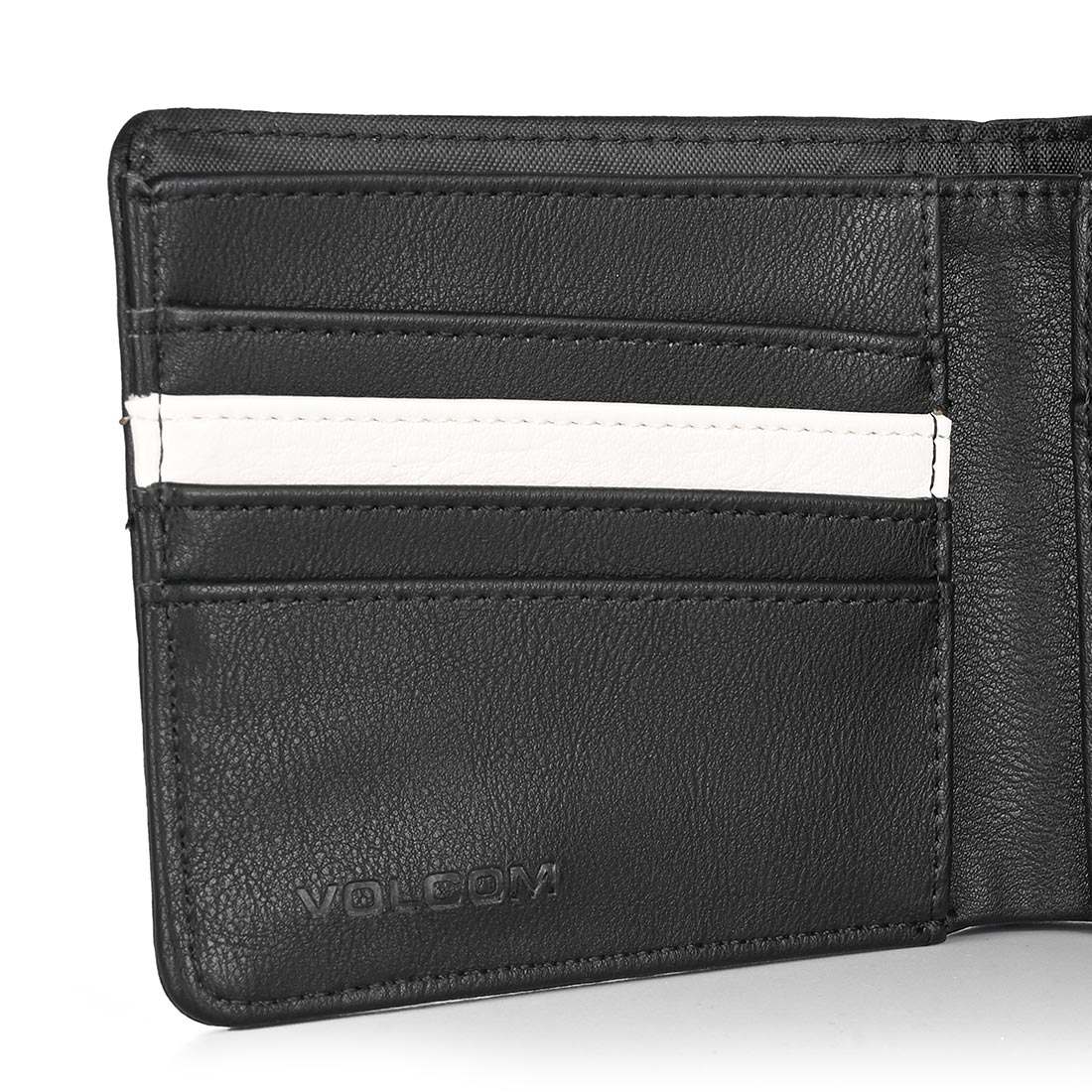 Volcom Slim Stone L Wallet - Black - Supereight