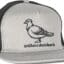 Anti Hero Basic Pigeon Mesh Back Trucker Cap - Silver/Black