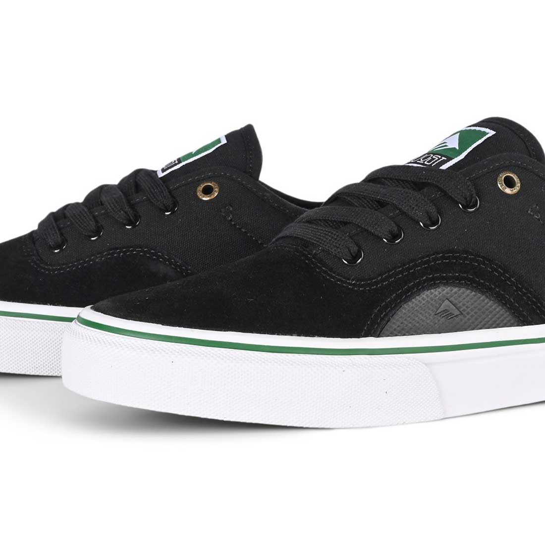 Emerica Provost G6 Skate Shoes - Black/White/Gold