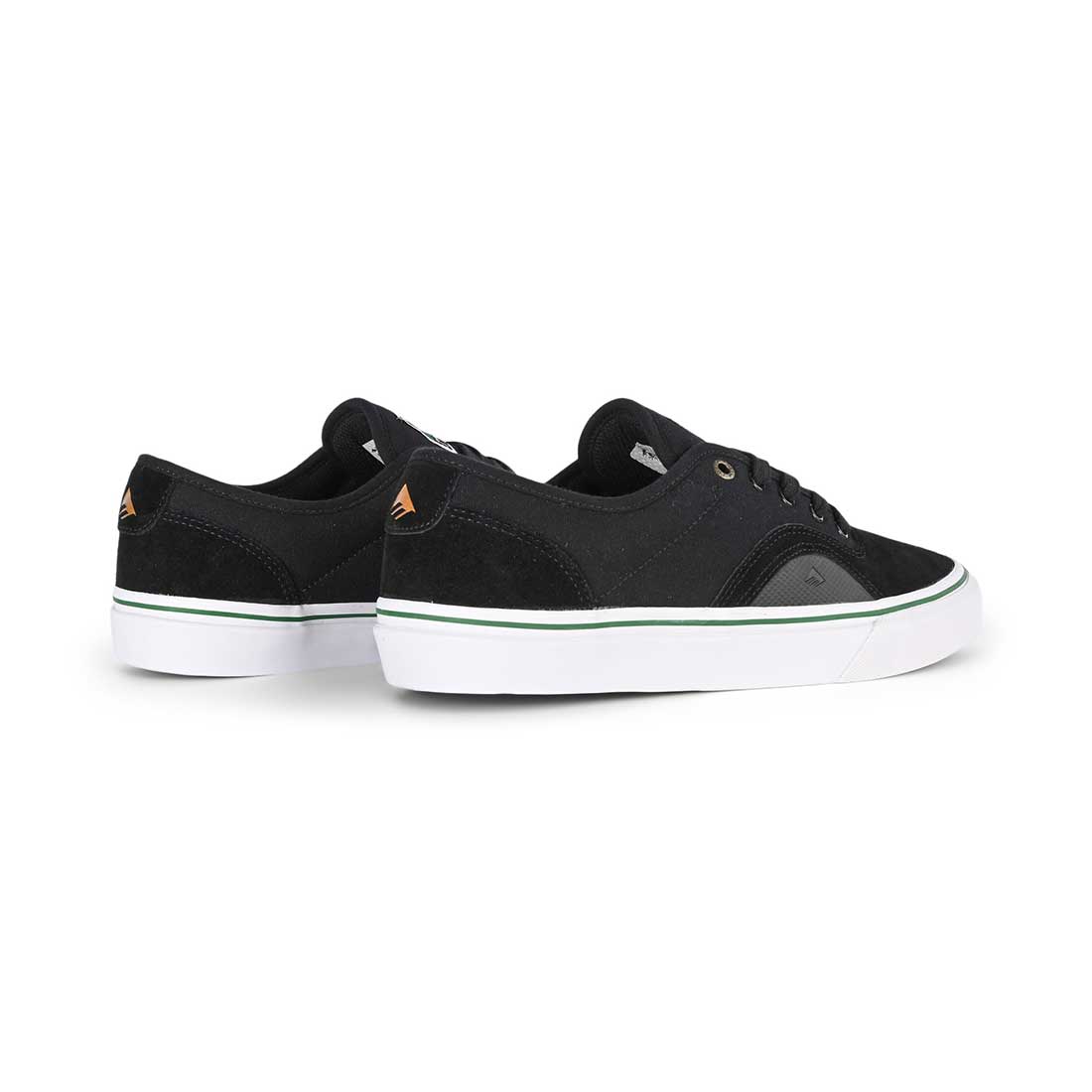 Emerica Provost G6 Skate Shoes - Black/White/Gold