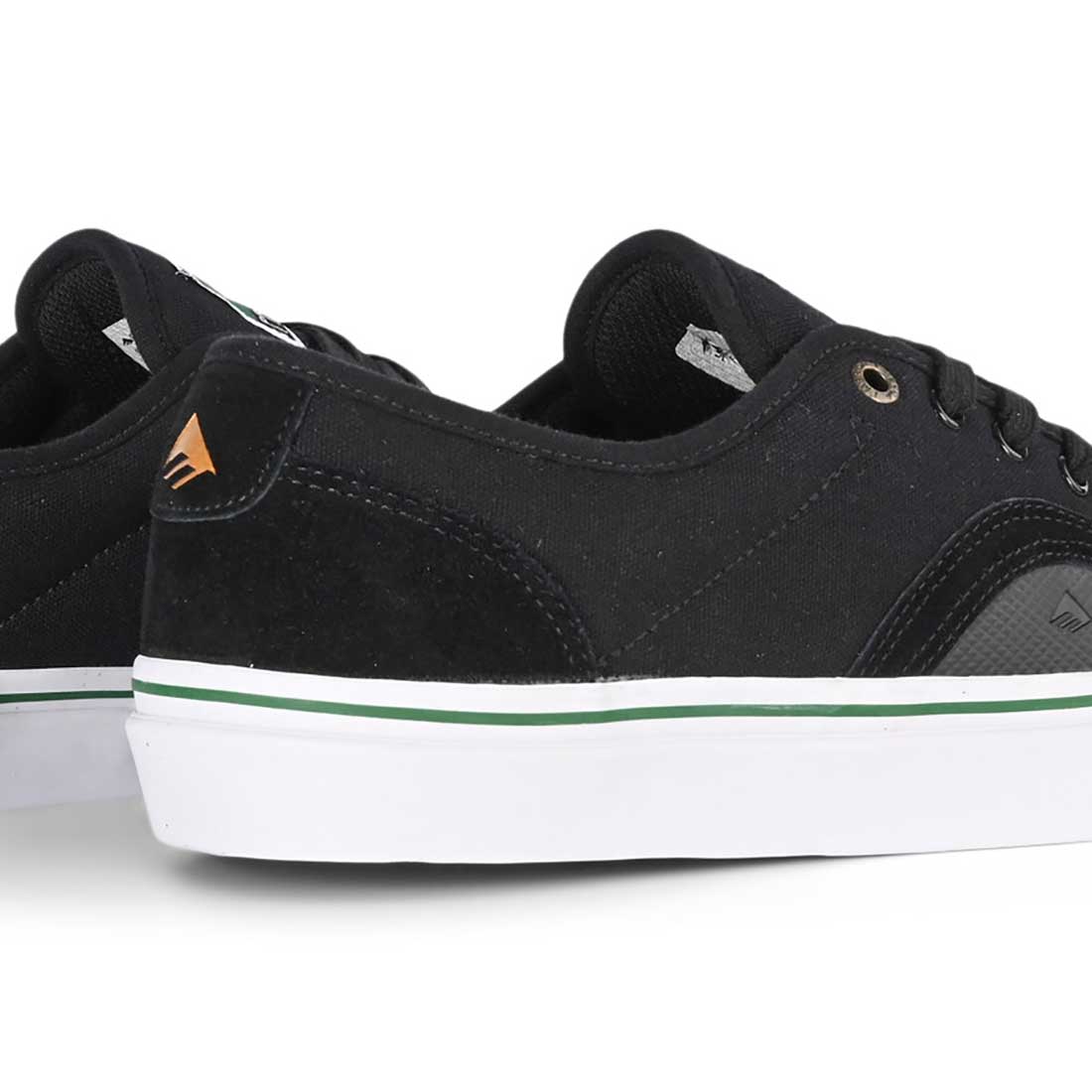 Emerica Provost G6 Skate Shoes - Black/White/Gold