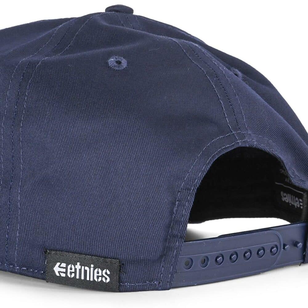 Etnies Icon Snapback Cap – Dark Navy - Supereight