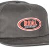 Real Oval Snapback Hat - Charcoal/Red - Supereight