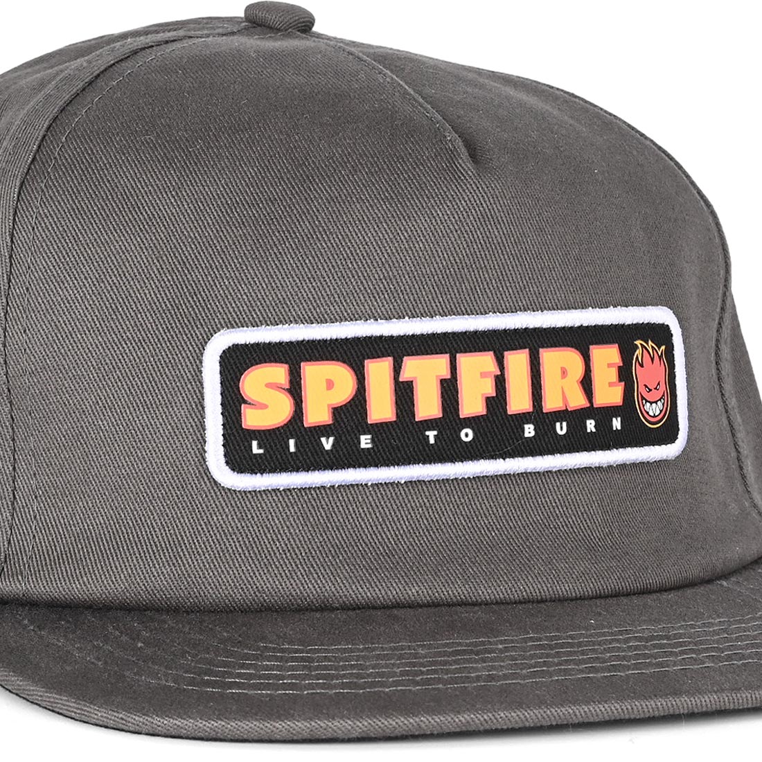 Spitfire LTB Patch Snapback Hat - Charcoal - Supereight
