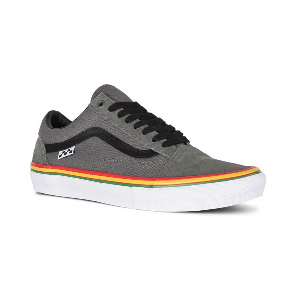 Vans Old Skool Skate Shoes - Rasta Grey - Supereight