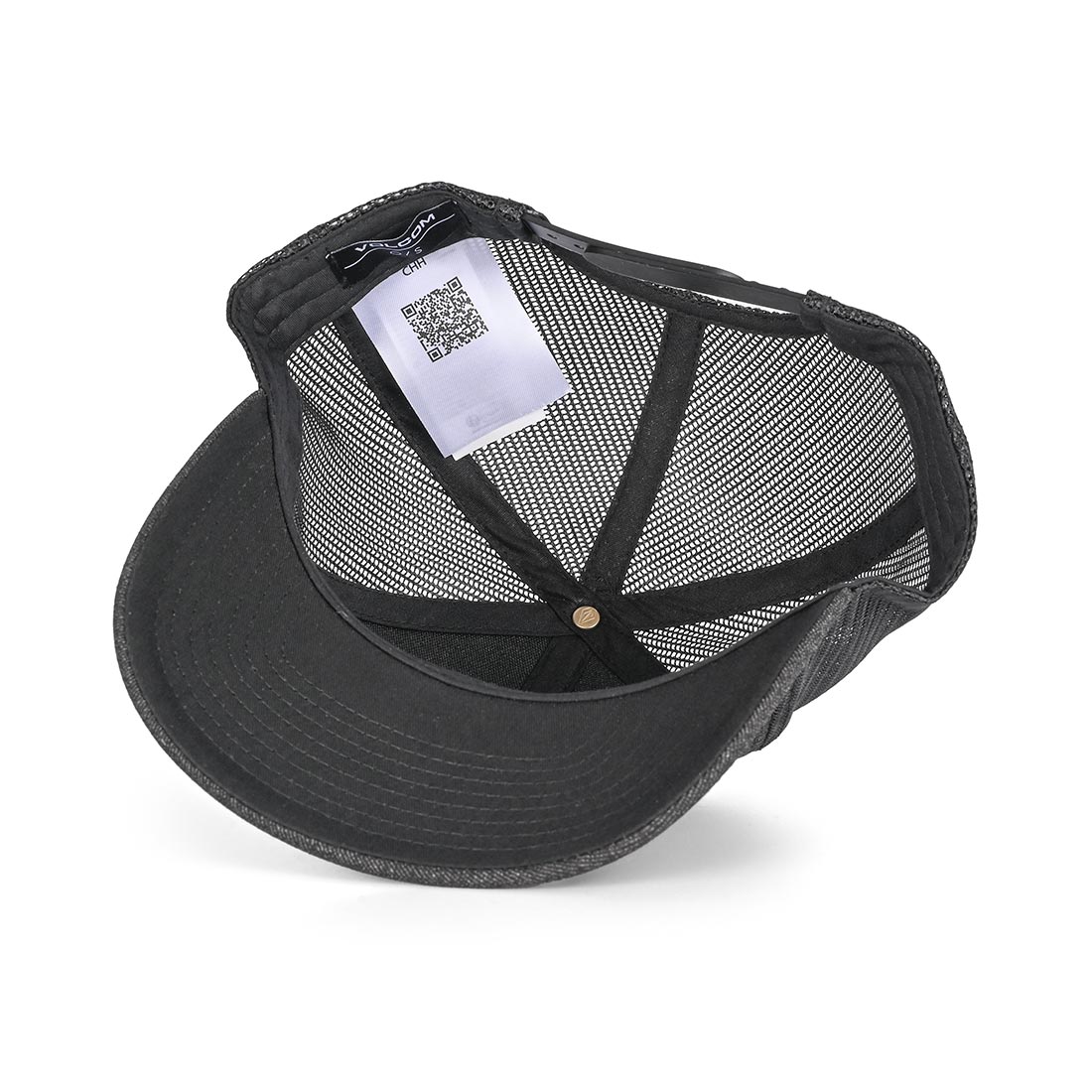 Volcom Full Stone Cheese Mesh Back Cap - Charcoal Heather