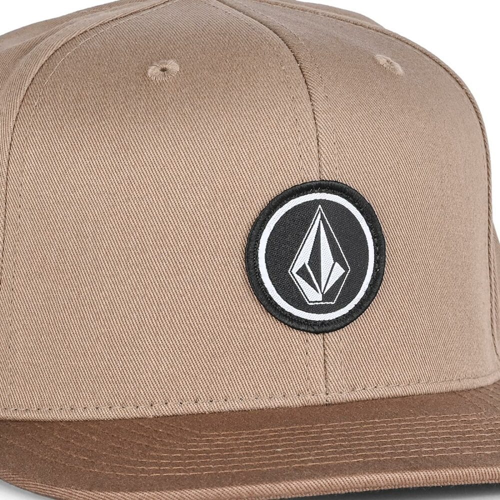 Volcom Quarter Twill Snapback Cap - Khaki - Supereight