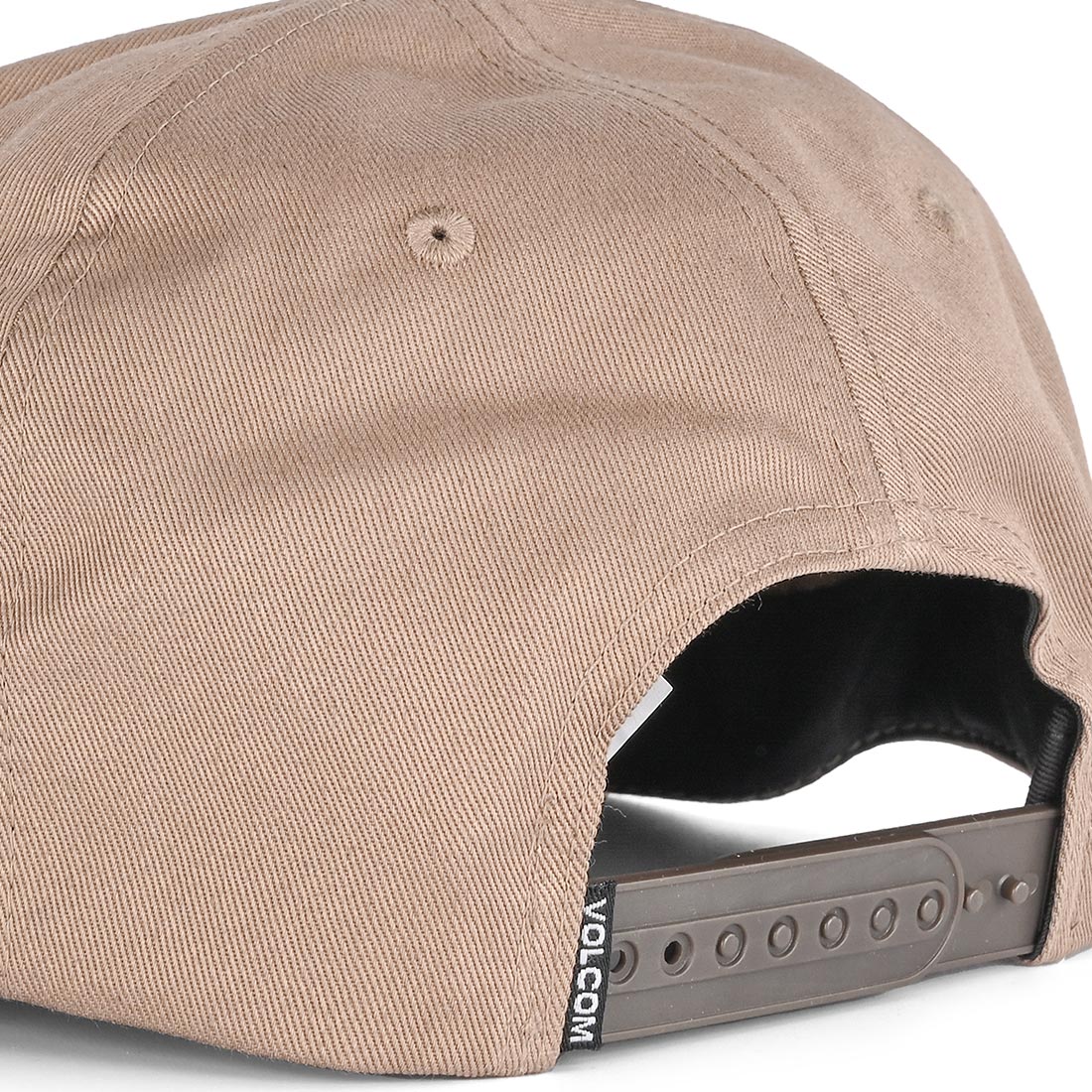 Volcom Quarter Twill Snapback Cap - Khaki - Supereight