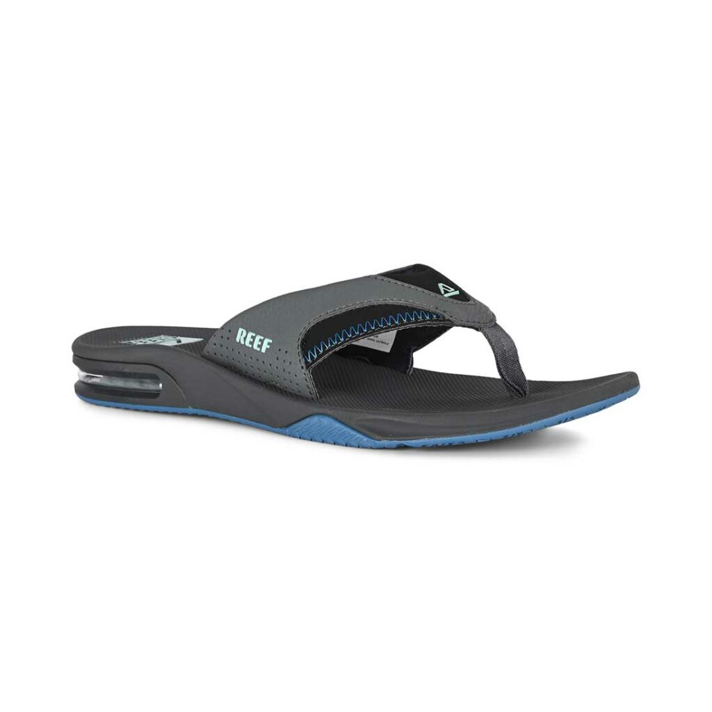 Reef Fanning Sandals - Gunmetal/Ocean - Supereight
